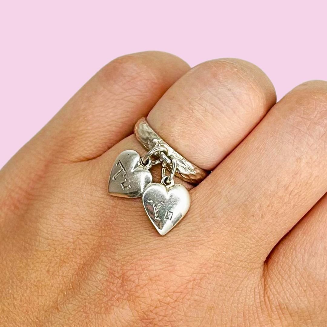Anillo Corazones Tu y yo Plata 925